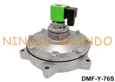 China Embedded 3'' Dust Collector Pulse Jet Valve DMF-Y-76S AC220V DC24V for sale