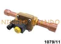 China 1079/11 1-3/8'' Solder Refrigeration Solenoid Valve DC24V AC220V for sale