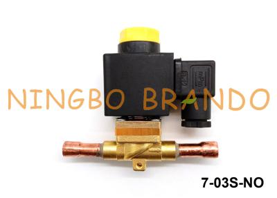 China 3/8'' Normally Open Refrigeration Solenoid Valve 12V 24V DC 110V 220V AC for sale