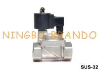 China 1-1/4'' 2 Way NC Steam Stainless Steel Solenoid Valve 24V 220V for sale