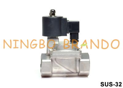China 1-1/4'' 2 Way NC Steam Stainless Steel Solenoid Valve 24V 220V for sale
