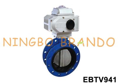 China Cast Iron Cast Steel Electric Actuator Flange Butterfly Valve for sale