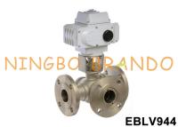 China L T Tee Pattern 3 Way Stainless Steel Electric Actuator Ball Valve for sale
