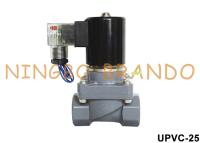 China 1'' DN25 UPVC CPVC Plastic Solenoid Valve Acid Alkali Anti-Corrosive for sale