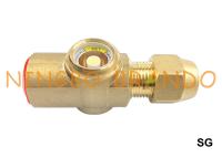 China SGN SGI Danfoss Type Refrigeration Sight Glass 1/4'' 3/8'' 1/2'' Flare int x ext for sale