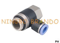 China PH G Threaded Pneumatic Hose Fittings Single Universal Elbow for sale