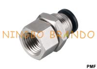 China PMF Series Straight Pneumatic Tube Fittings Quick Connecting for sale