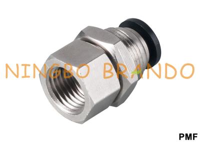 China PMF Series Straight Pneumatic Tube Fittings Quick Connecting for sale