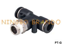 China PT-G Series Male Branch Tee Pneumatic Air Fittings Push In Connect for sale