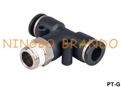 China PT-G Series Male Branch Tee Pneumatic Air Fittings Push In Connect for sale