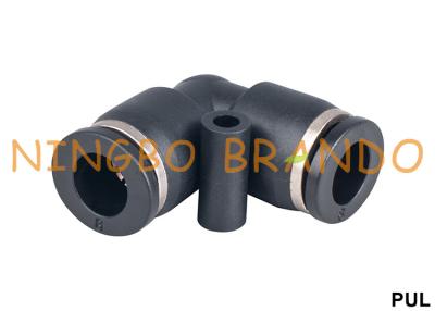 China PUL Union Elbow Pneumatic Hose Fittings Push To Quick Connect for sale