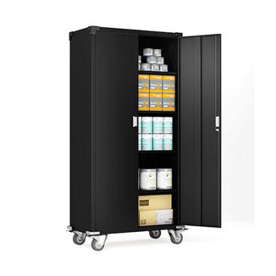 China Metal Garage Cabinet Mobile Metal Cabinet Steel Storage Cabinet with Locks for sale