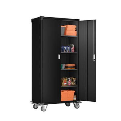 China Home Office use Steel Storage Cabinet large space file storage cabinet, detachable pulleys with lock for sale