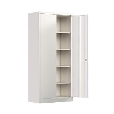 China Metal file cabinet  2 door steel cupboard  storage cabinet  with 4 Adjustable Shelves for sale
