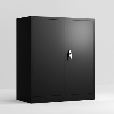 China 2 door steel Cabinet  Office Use Metal Filing Cabinet with 2 adjustable shelves for sale