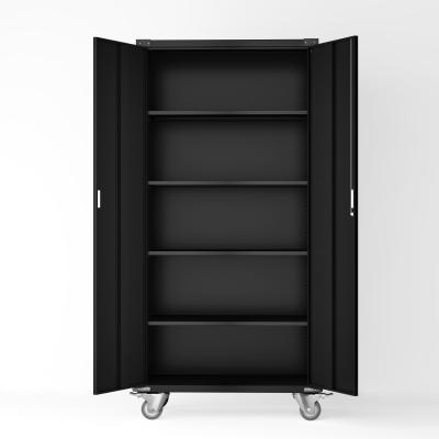 China Commercial Metal Office Cupboard With Wheels Adjustable for sale