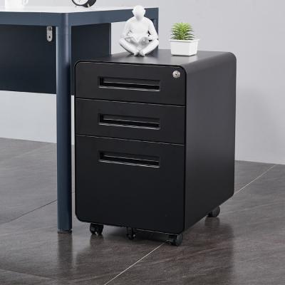 China Office Commercial-Grade 3 Drawer Filing Cabinet Mobile Pedestal Filing Cabinet  Steel Filing Cabinet Sales for sale
