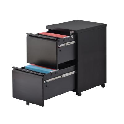 China Office furniture combination lock filing cabinet 2 tiers colorful file cabinets mobile filing cabinet for sale