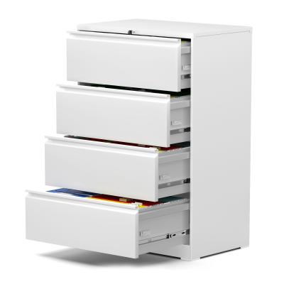 China 2021 new design easy assemble office steel lateral file cabinet with 4 drawers for sale