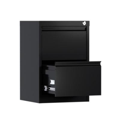 China Eye-Catching Design with Glamour, Coziness and Functionality and Fit on Budget! 2-Drawer Metal Vertical Slender File Cabinet for sale