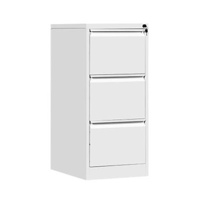 China Anti Tilt File Cupboard Storage Freestanding Drawer Cabinet  3 Drawer Steel for sale