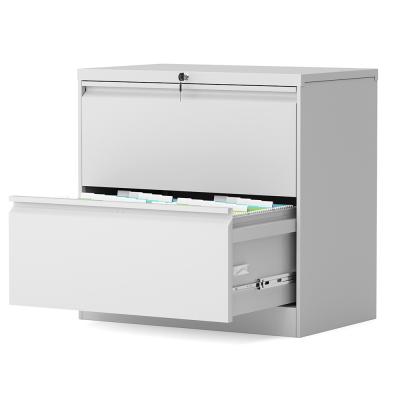 China 2 drawer  lateral steel file cabinet office metal filing cabinet for sale