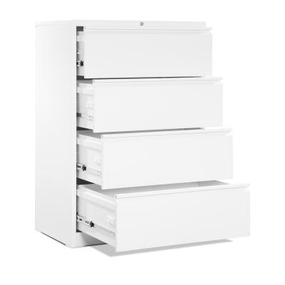 China 4 Drawer Metal Lateral File Cabinet With Lock,Steel Filing Cabinet With Letter/Legal Size 28.25''For Home Office ,Fast Assemble for sale