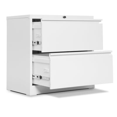 China 2 Drawer Steel Lateral File Cabinet Storage Cabinet with Lock,Home Office Metal Filing cabinet With Letter/Legal Size 28. for sale