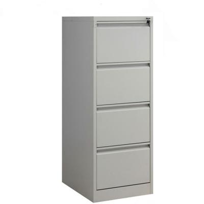 China Office Freestanding Drawer Cabinet Vertical Steel Filing Cabinet Lockable Grey for sale