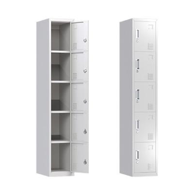 China 5 Door Metal Locker Storage Cabinet for staff locker, steel student locker cabinet for sale