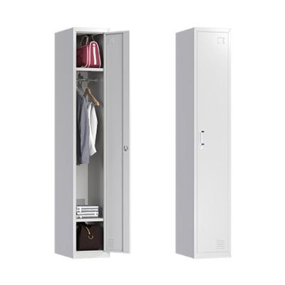 China Iron locker cabinet single door design wardrobe  with metal staff locker ,student locker for sale