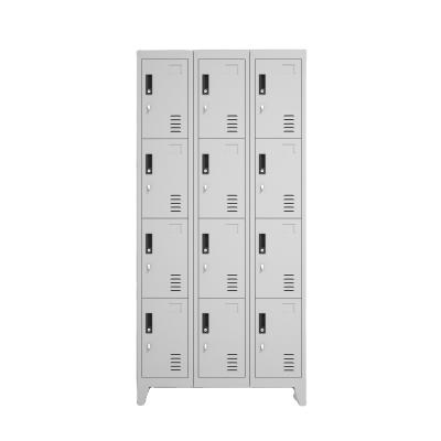 China 12 Door Metal Locker Cabinet Metal Gym , School Or Changing Room for sale
