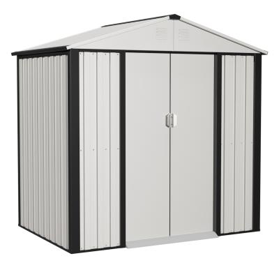 China Shed storage outdoor  with Sloped Metal Storage Garden Shed for sale