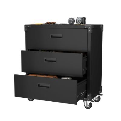 China Metal Rolling Garage Storage Cabinet With 3 Drawer for sale