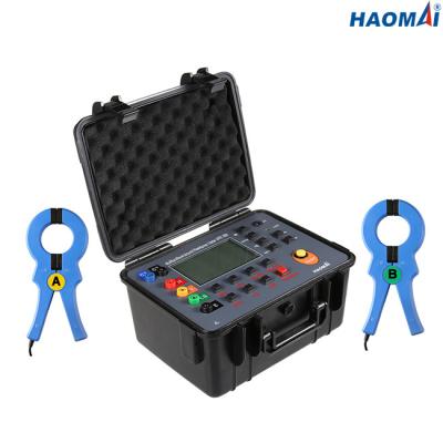 China ISO9001 1000A Ground Resistance Testing Equipment 3700V/Rms With Double Clamps for sale