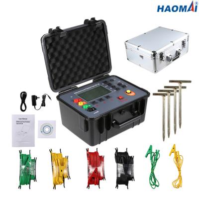 China 30 Kiloohm Earth Ground Resistance Testing Equipment Ultraportable With LCD Display for sale