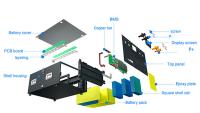 China 48V Seplos Mason 280 Diy Kit 280ah Lifepo4 Battery Box CAN RS485  Communication for sale