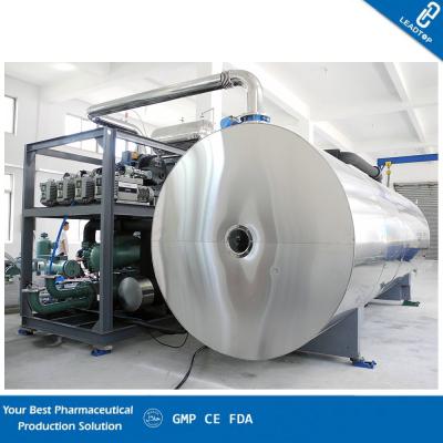 China Medium Capacity Vacuum Freeze Dryer Food Grade Stainless Steel Chamber for sale