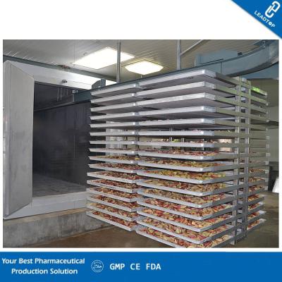 China Square Type Vacuum Freeze Drying Machine With Siemens Controlling System for sale