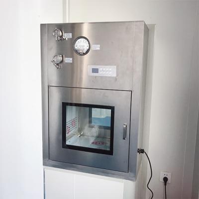 China Stainless Steel 304 Hepa Clean Room With Pass Box , Gmp Clean Room High Filter Efficiency for sale