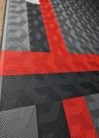 China Slip Resistant Epoxy Interlocking Garage Floor 400x400x18mm UV Resistant Easy Clean for sale