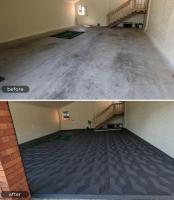 China Anti Slip 12x12 Garage Floor Tile UV Resistant Interlocking Garage Floor Panels 620g Each for sale