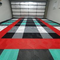 China 18mm Waterproof Garage Floor Mat With 3D RIB Surface Texture for sale