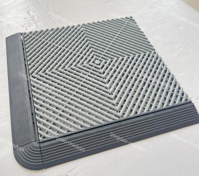 China 400×400×18mm Temperature Resistant Polypropylene Interlocking Garage Floor Tiles -22°F to 248°F Range for sale