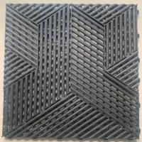 China Sturdy Black Interlocking Tiles Garage Warehouse Plastic Interlocking Garage Floor Tiles for sale
