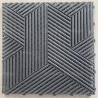 China OEM Plastic Garage Floor Tile 18mm Interlocking Shop Floor Mats for sale