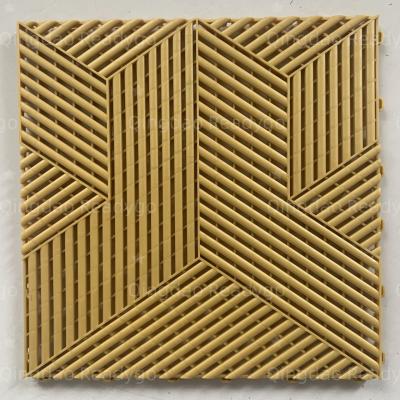 China Interlocking Installation 3D garage floors with Chemical Resistance Durability for sale