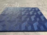 China Matte Surface Interlocking Garage Floor Tiles 15.75x15.75in 25pcs per Box Grey for sale