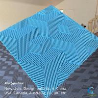 China Anti Aging Modular Garage Flooring With Polyurethane Topcoat for sale