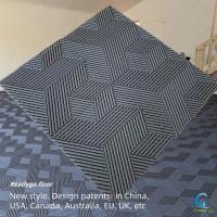 China 3D Cubic Interlocking Garage Floor Tiles 400x400mm 25000lbs Load Capacity for sale
